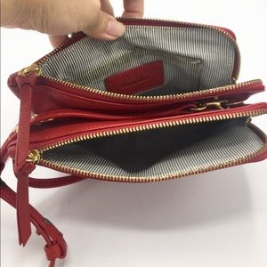Steven Alan Bags | Steven Alan Red Leather Crossbody Bag | Poshmark